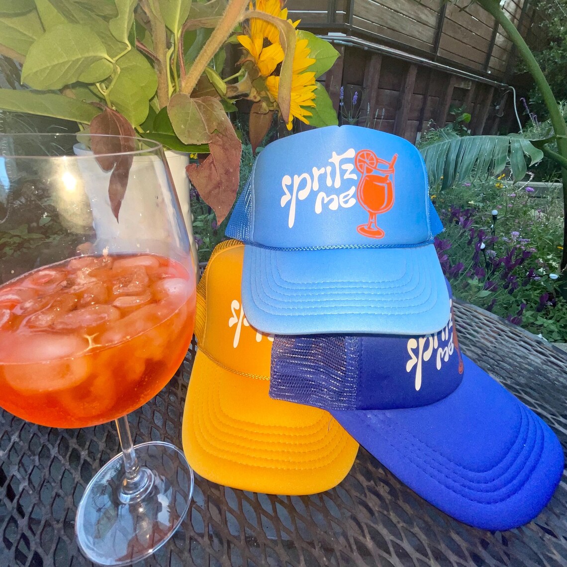 SPRITZ ME -foam Trucker Hat Fun Aperol Trendy Cap for Parties Outfits ...