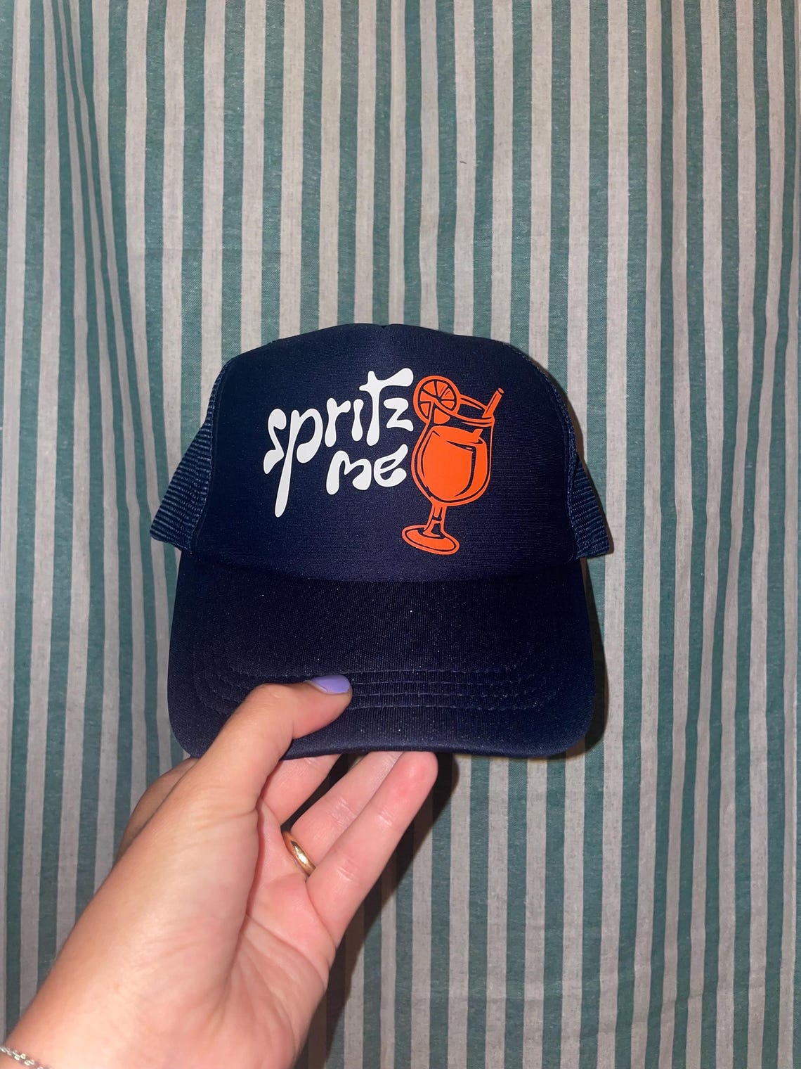 SPRITZ ME -foam Trucker Hat Fun Aperol Trendy Cap for Parties Outfits ...