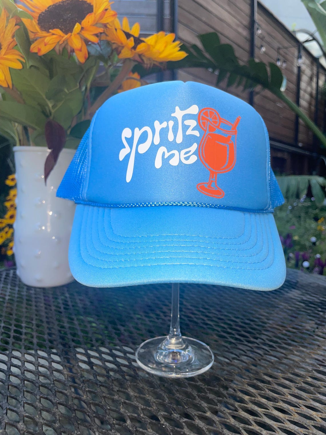 SPRITZ ME -foam Trucker Hat Fun Aperol Trendy Cap for Parties Outfits ...