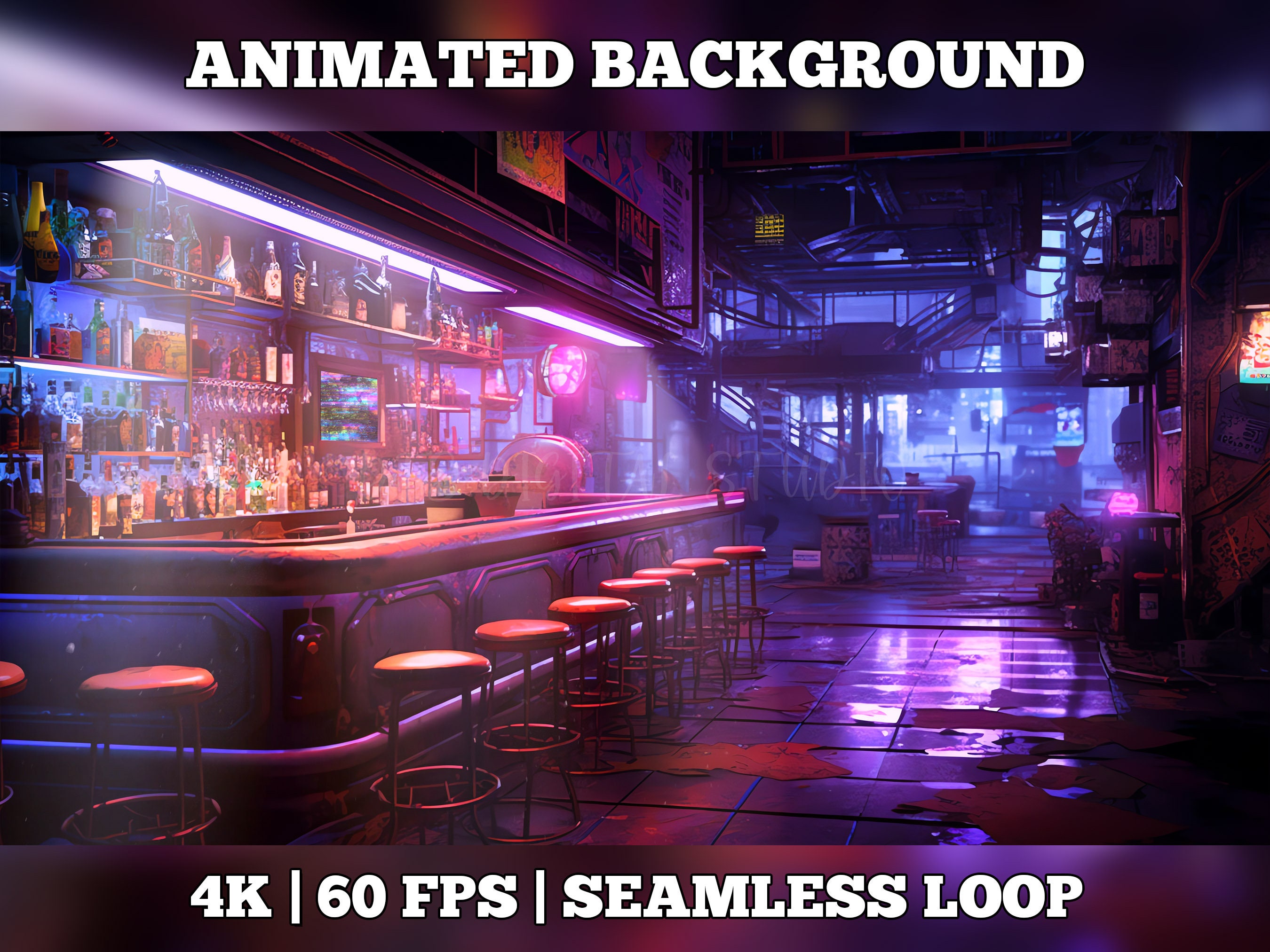 Vtuber Background Animated, Stream Room Background, Vtuber Room ...