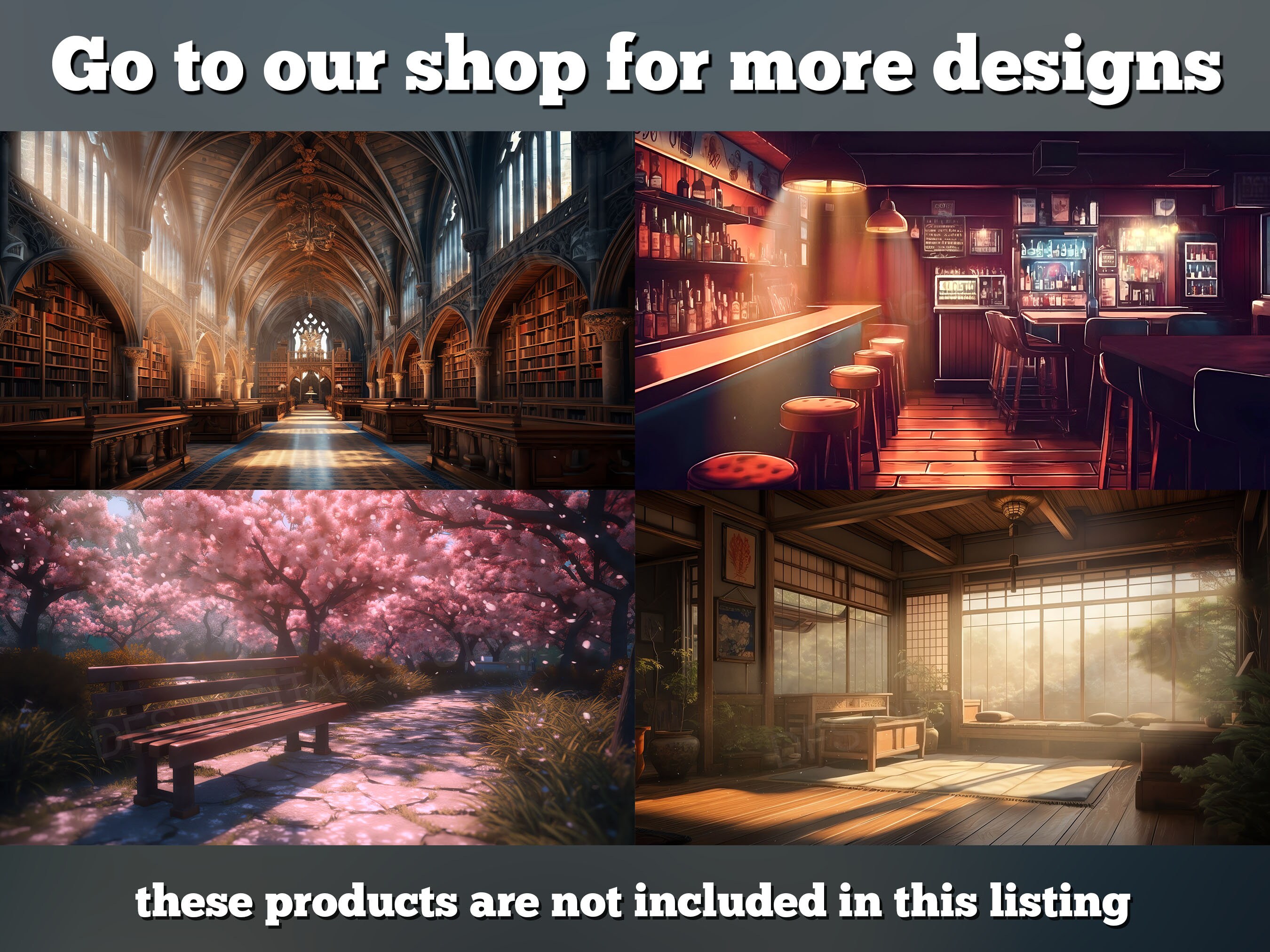 Vtuber Background, Animated Virtual Background, Stream Room Background ...