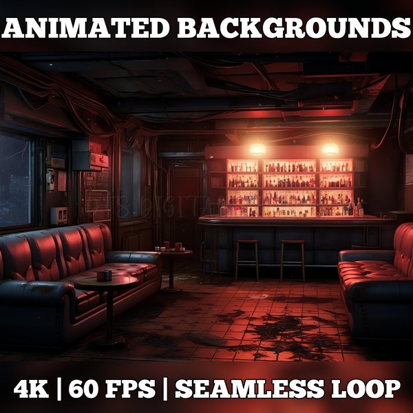 Vtuber Background, Animated Virtual Background, Stream Room Background ...