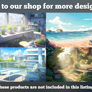 Vtuber Background, Animated Virtual Background, Stream Room Background ...