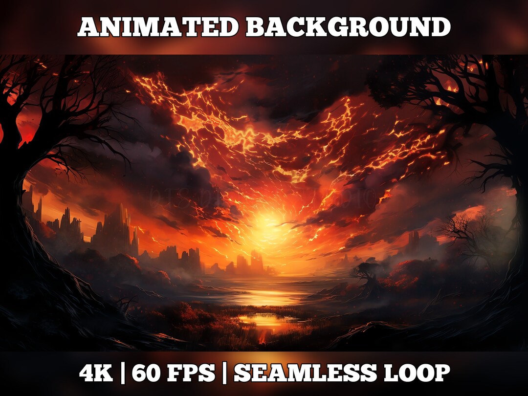 Vtuber Background, Animated Virtual Background, Stream Room Background ...