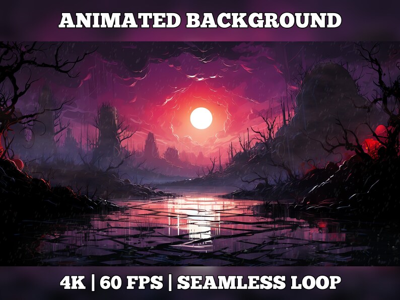 Vtuber Background, Animated Virtual Background, Stream Room Background ...