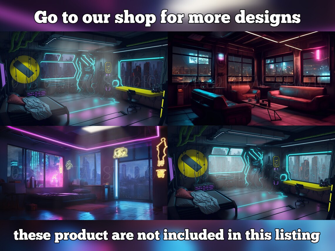 Vtuber Background, Animated Virtual Background, Stream Room Background ...