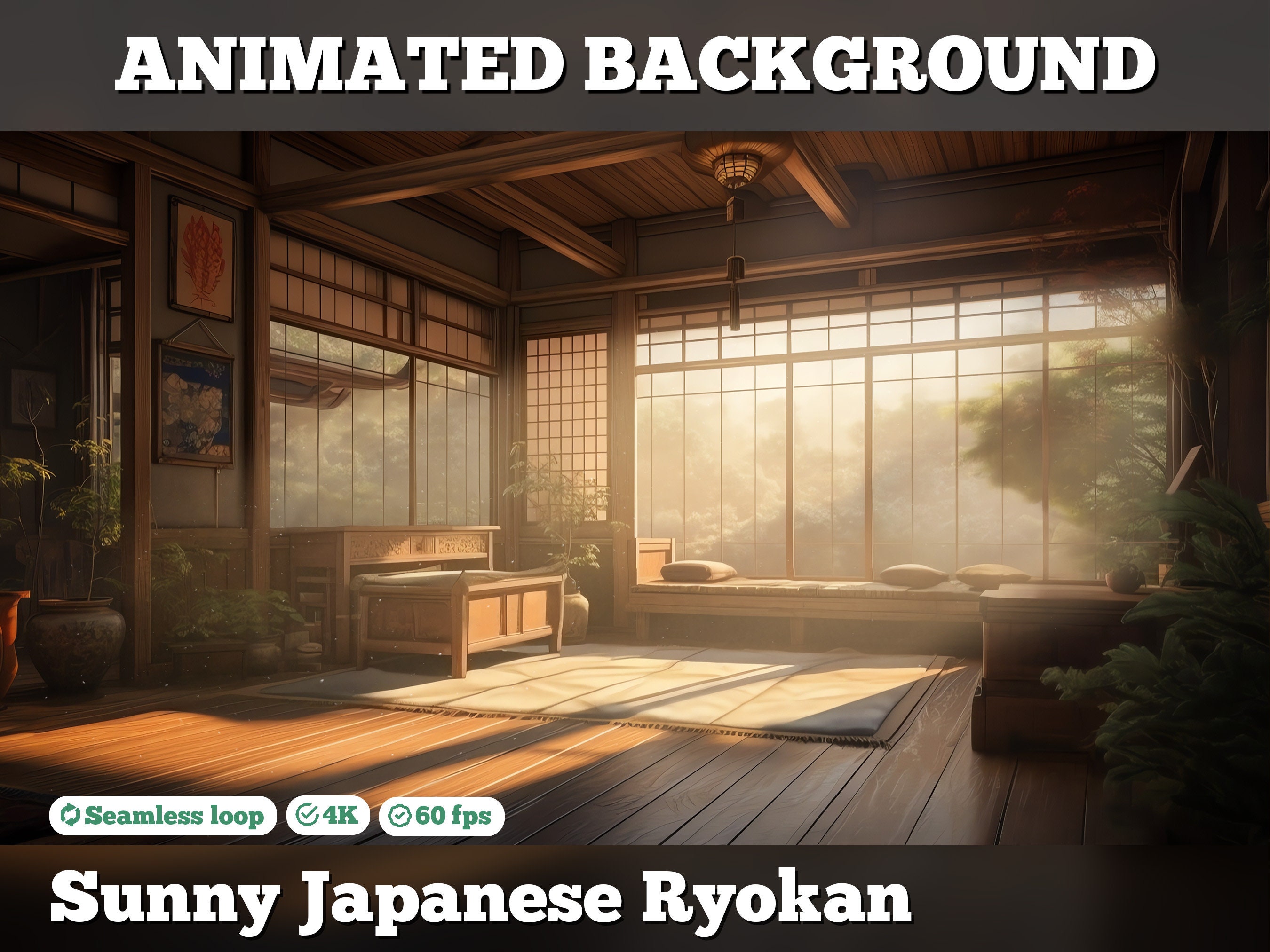 Vtuber Background Animated Virtual Background Stream Room - Etsy Canada