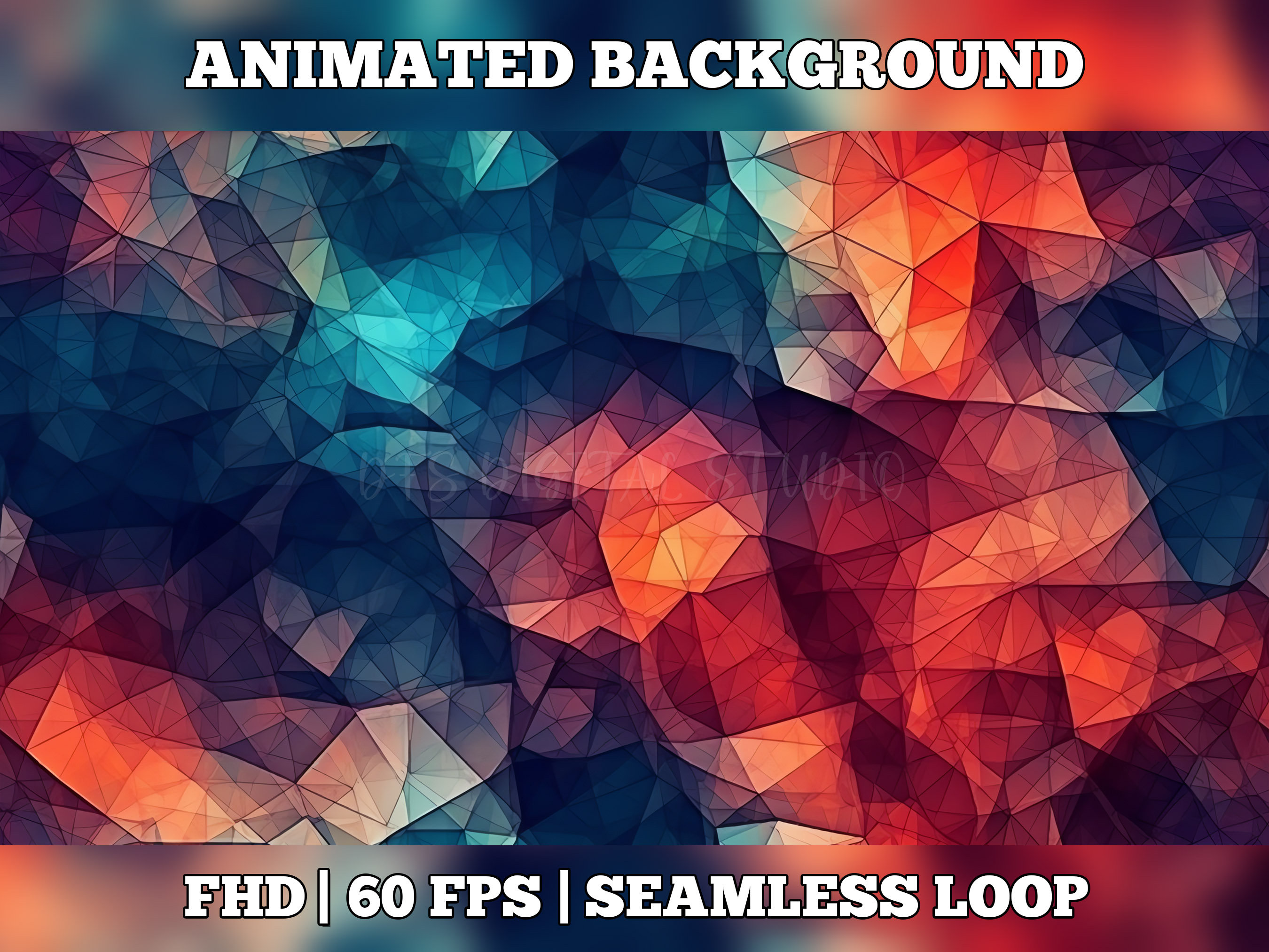 Vtuber Background, Animated Virtual Background, Stream Room Background ...