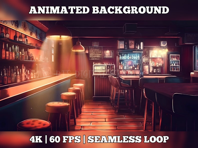 Vtuber Background, Animated Virtual Background, Stream Room Background ...