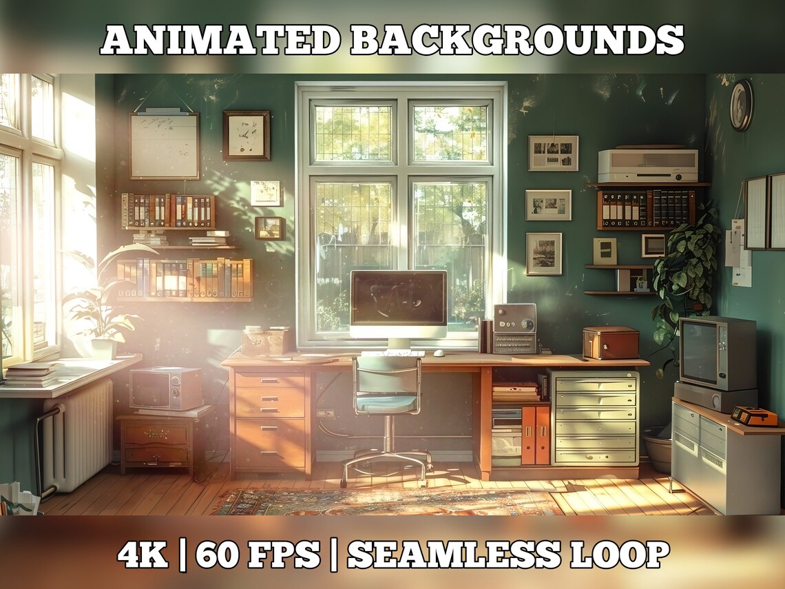 Vtuber Background Animated, Stream Room Background, Vtuber Room ...