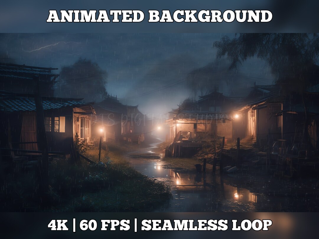 Vtuber Background, Animated Virtual Background, Stream Room Background ...