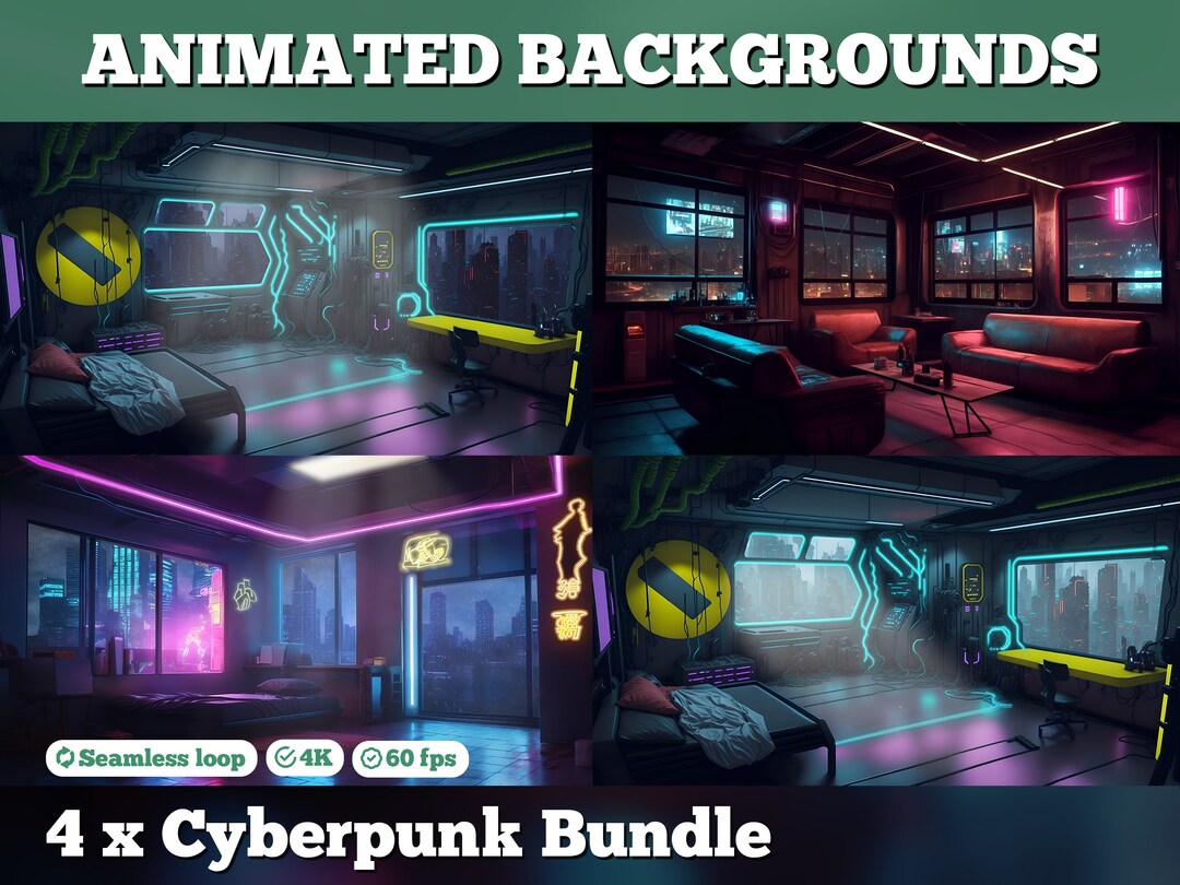 Vtuber Background Animated Stream Room Background Vtuber - Etsy