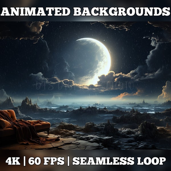 Vtuber Background, Animated Virtual Background, Stream Room Background ...