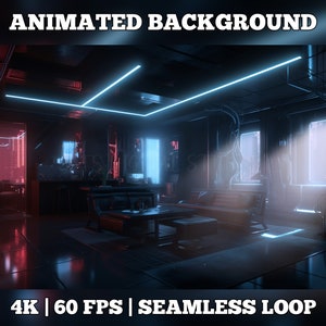 Vtuber Background, Animated Virtual Background, Stream Room Background ...