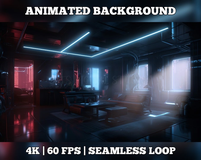 Vtuber Background Animated, Stream Room Background, Vtuber Room ...