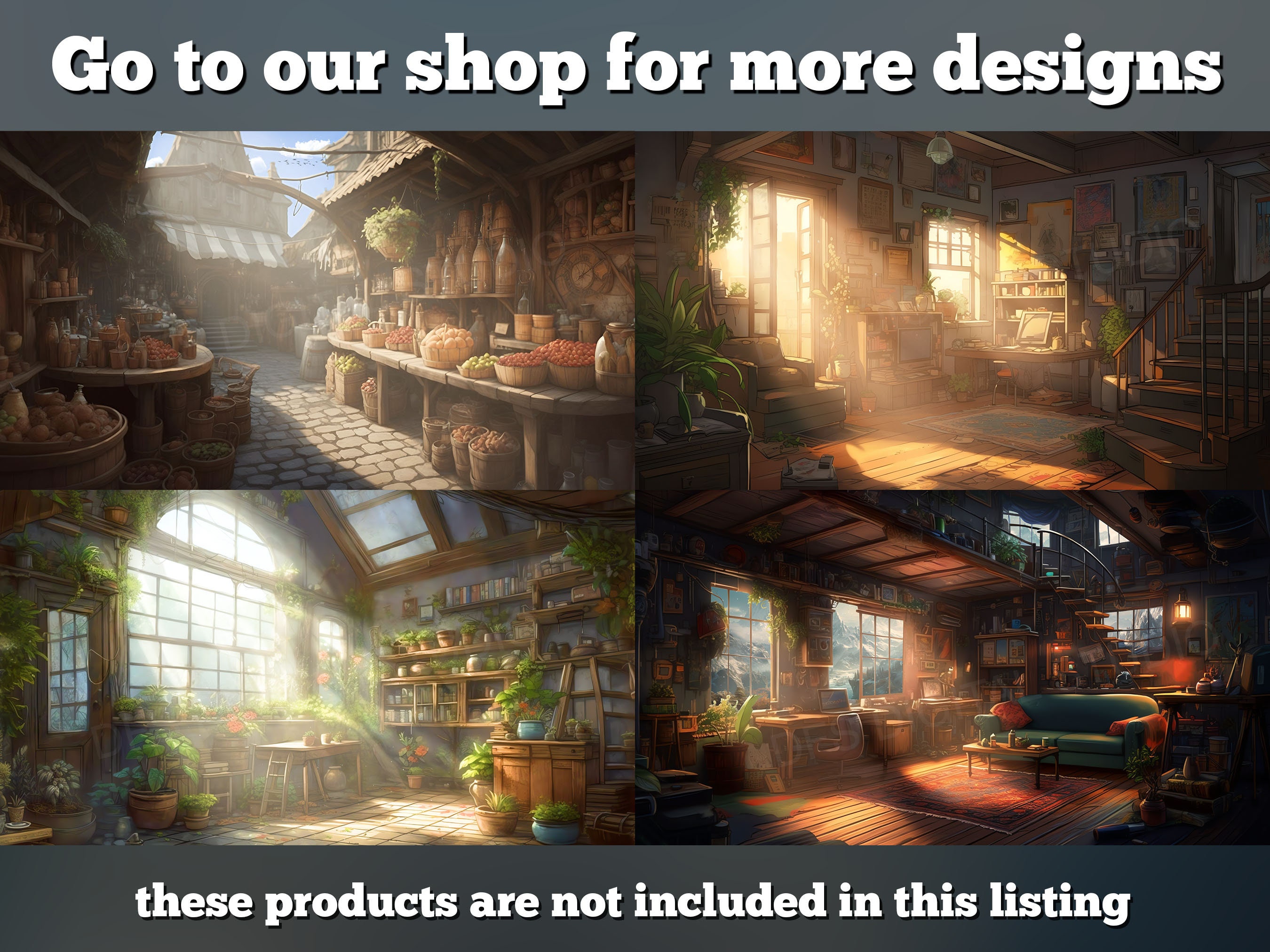 Vtuber Background, Animated Virtual Background, Stream Room Background ...