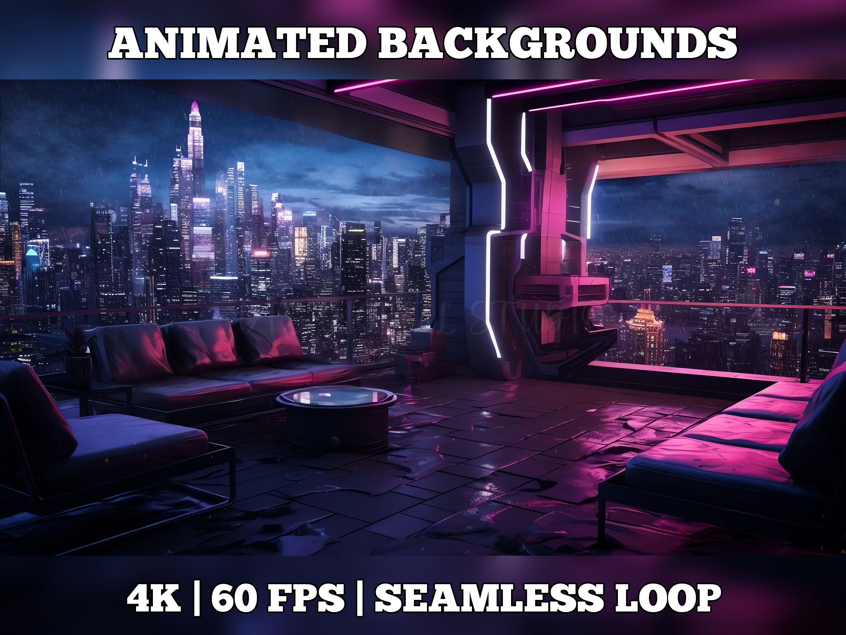 Vtuber Background Animated, Stream Room Background, Vtuber Room ...