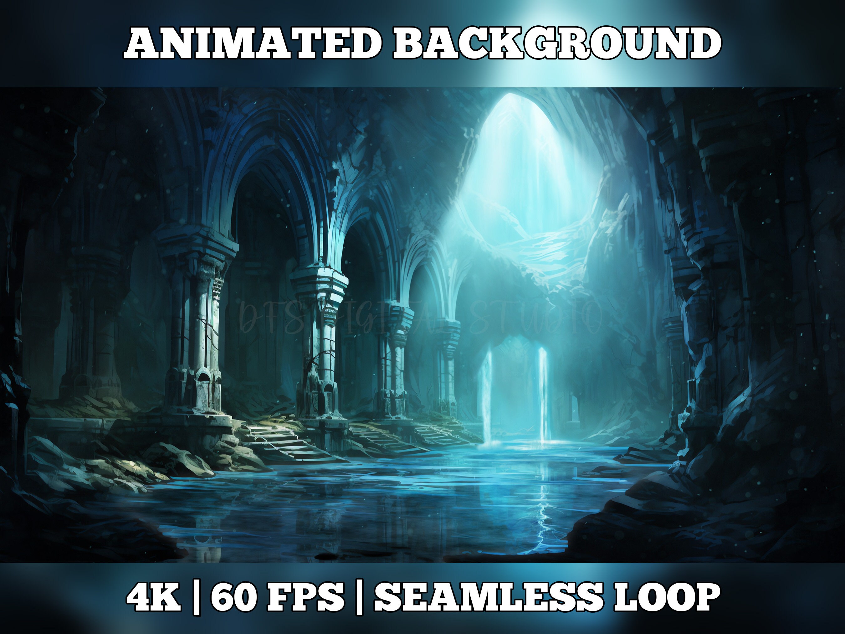 Vtuber Background, Animated Virtual Background, Stream Room Background ...