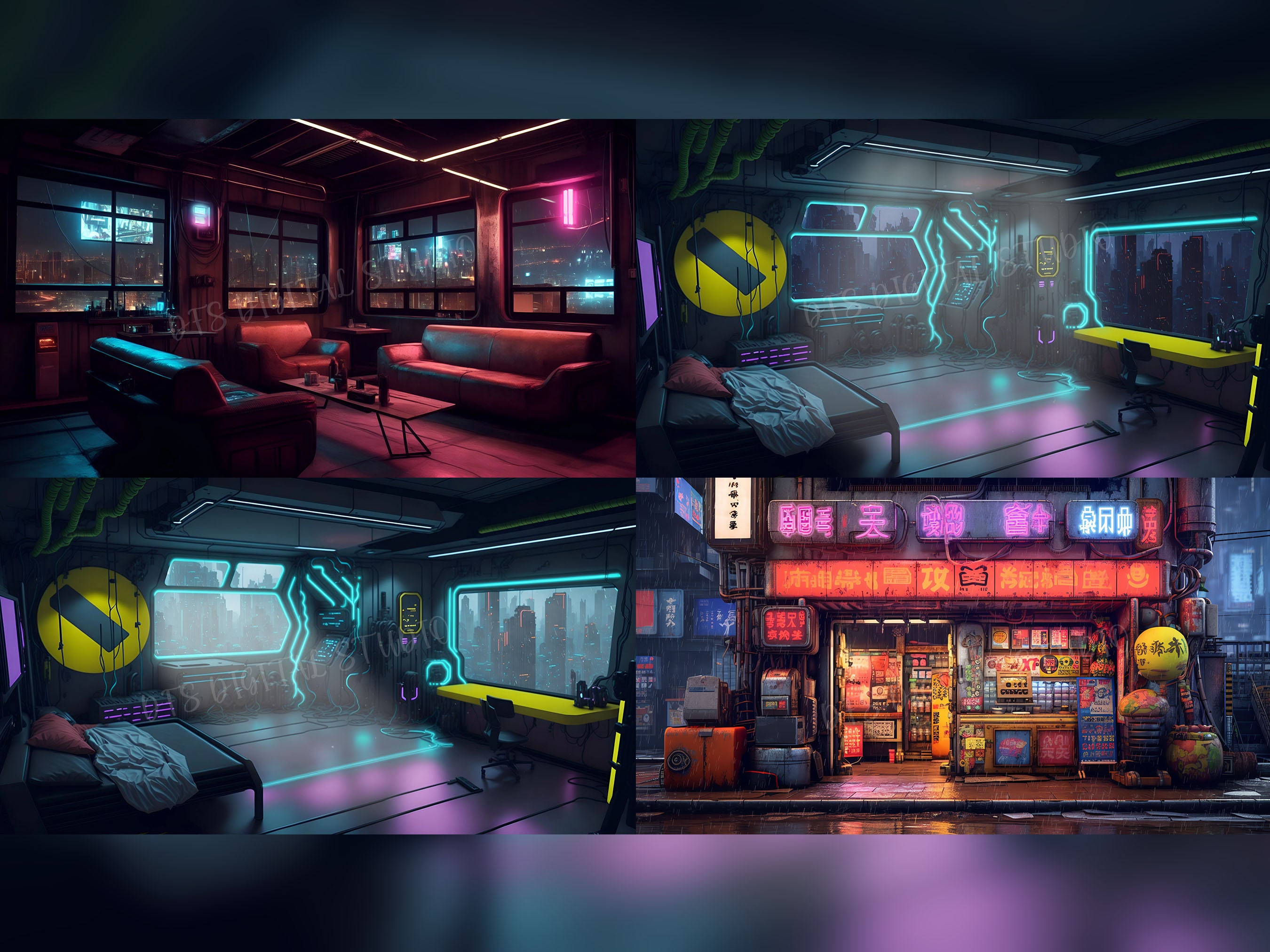 Vtuber Background Animated, Stream Room Background, Vtuber Room ...