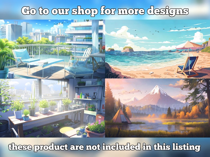 Vtuber Background, Animated Virtual Background, Stream Room Background ...