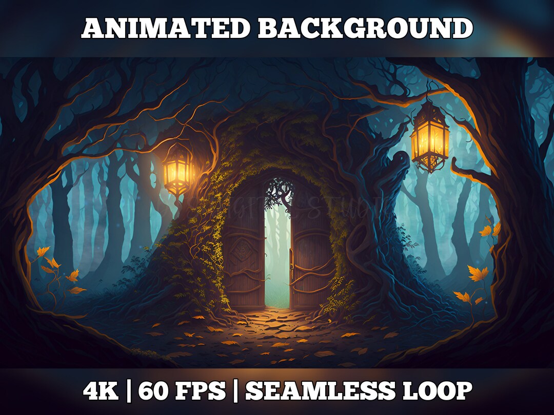 Vtuber Background, Animated Virtual Background, Stream Room Background ...