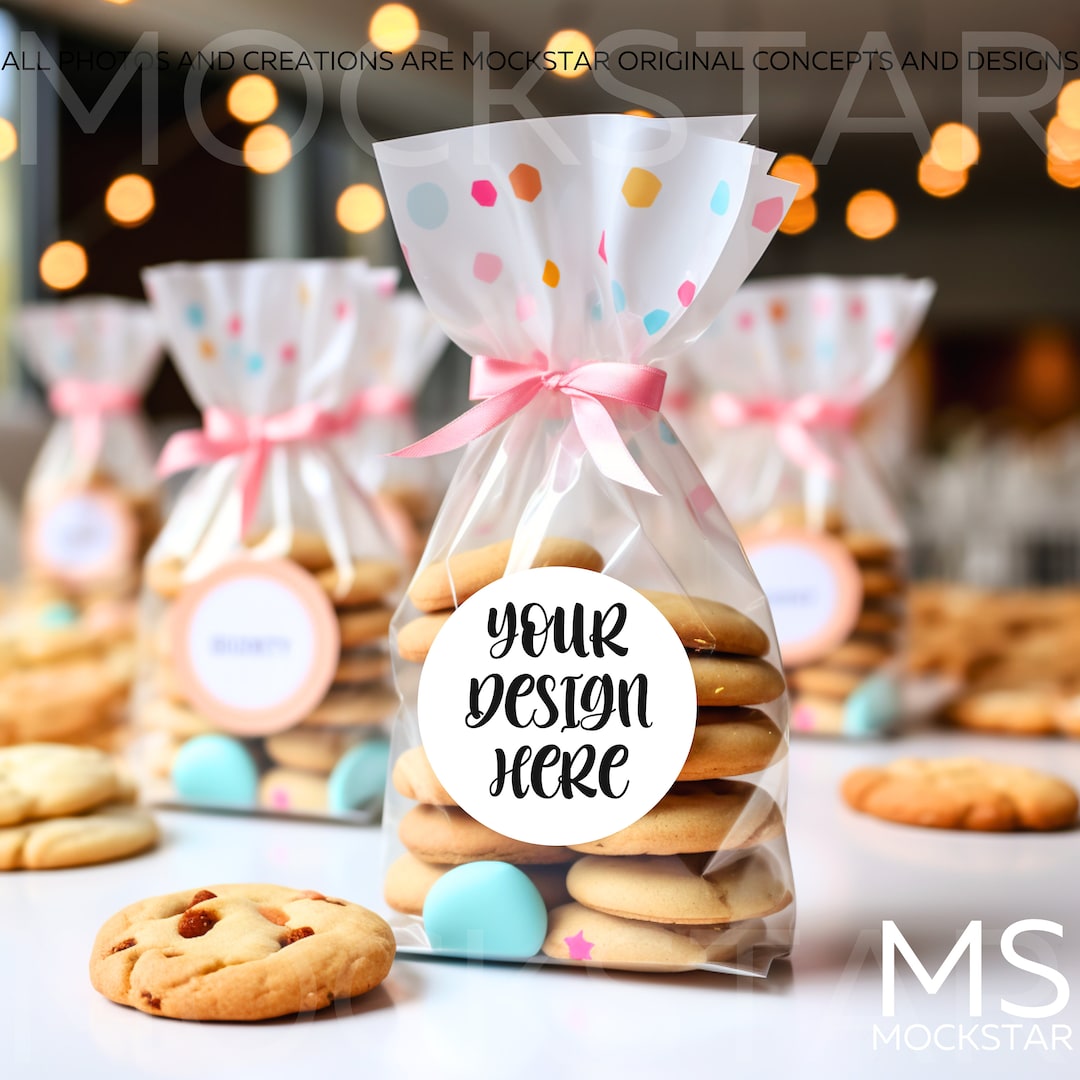Round Tag Mockup White Sticker Label Mockup Cookie Mockup Favor Mockup ...