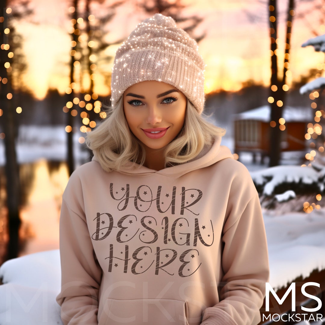 Gildan 18500 Sand Mockup Gildan Sand Sweatshirt Hoodie Mockup - Etsy