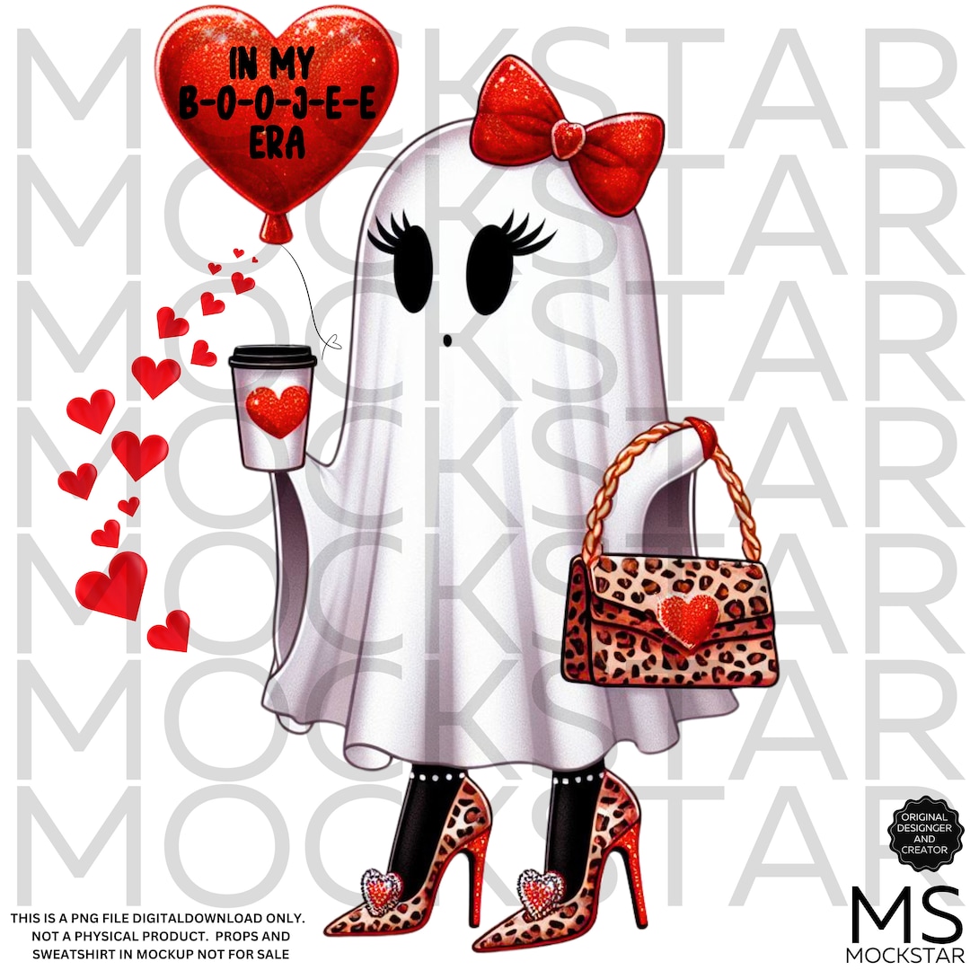 Valentines PNG Valentine SVG Valentines Day Ghost PNG Sublimation Ghost ...