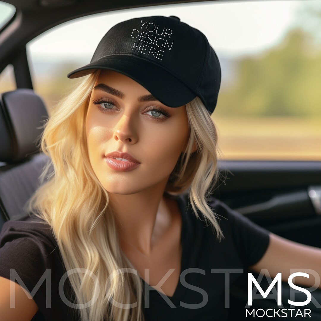 Baseball Hat Mockup Black Baseball Cap Mockup Black Cap Mockup Baseball ...