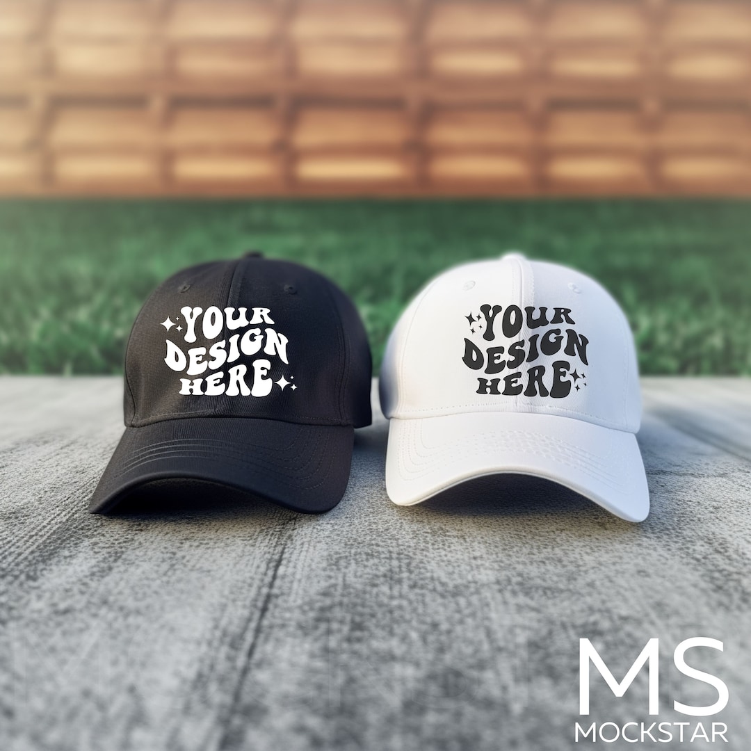 Baseball Hat Mockup White Baseball Cap Mockup Black Cap Mockup Baseball ...