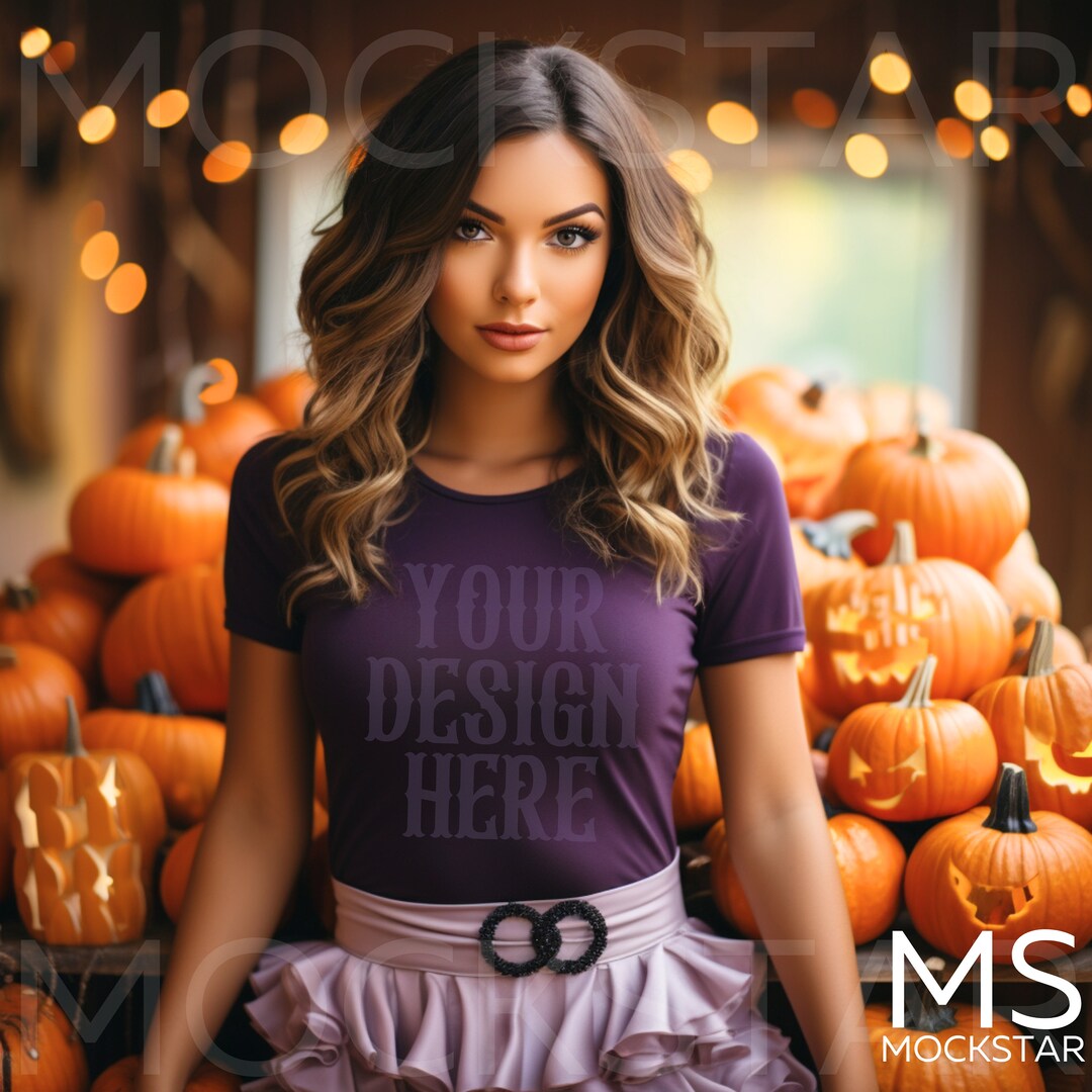 Bella Canvas Mockup Purple Bella Canvas 3001 Mockup Tshirt Mockup ...