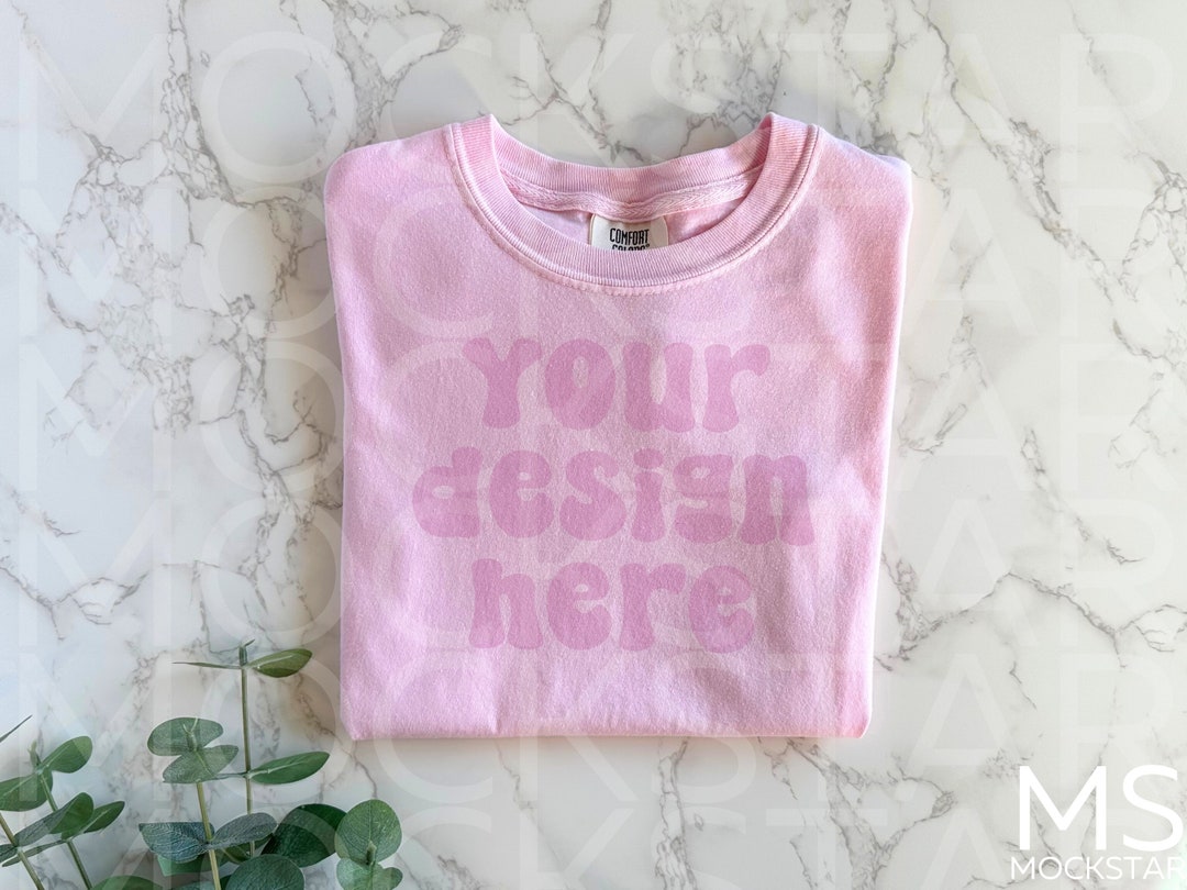 BLOSSOM Comfort Colors C9018 Blossom Comfort Colors Shirt Mockup ...