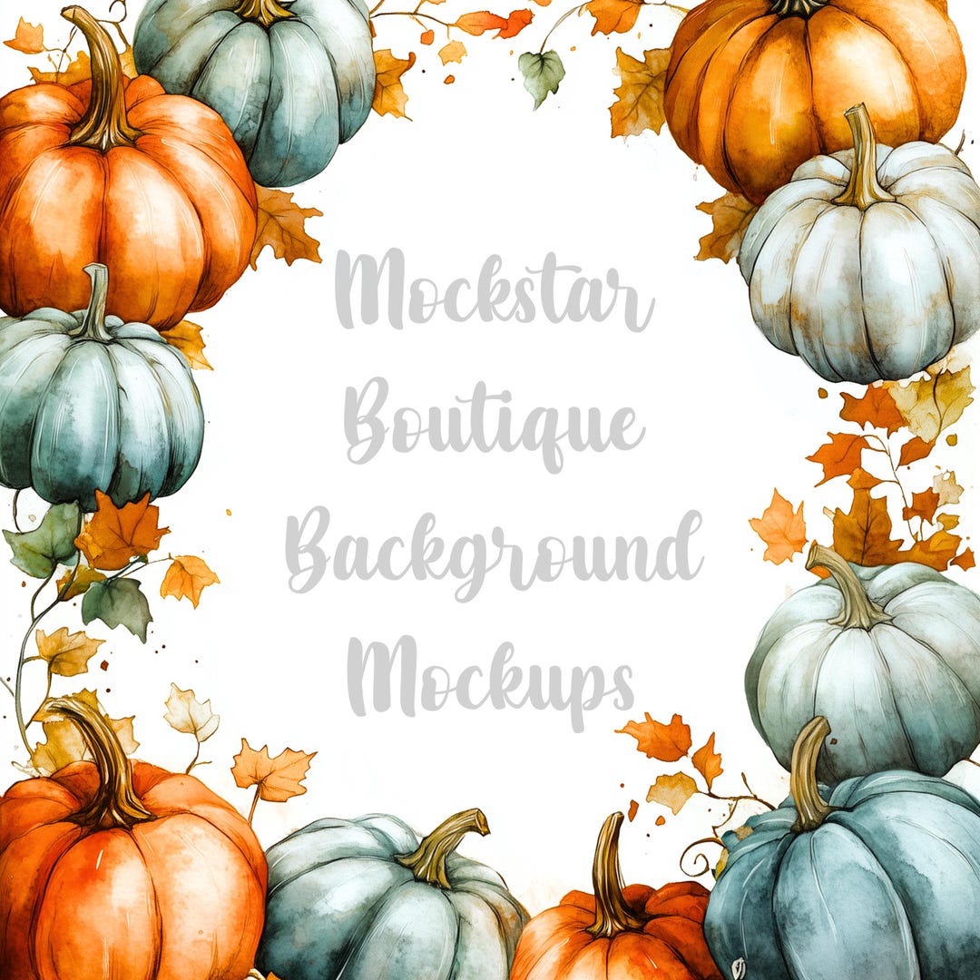 Halloween Flat Lay Background Thanksgiving Mockup Product Background ...