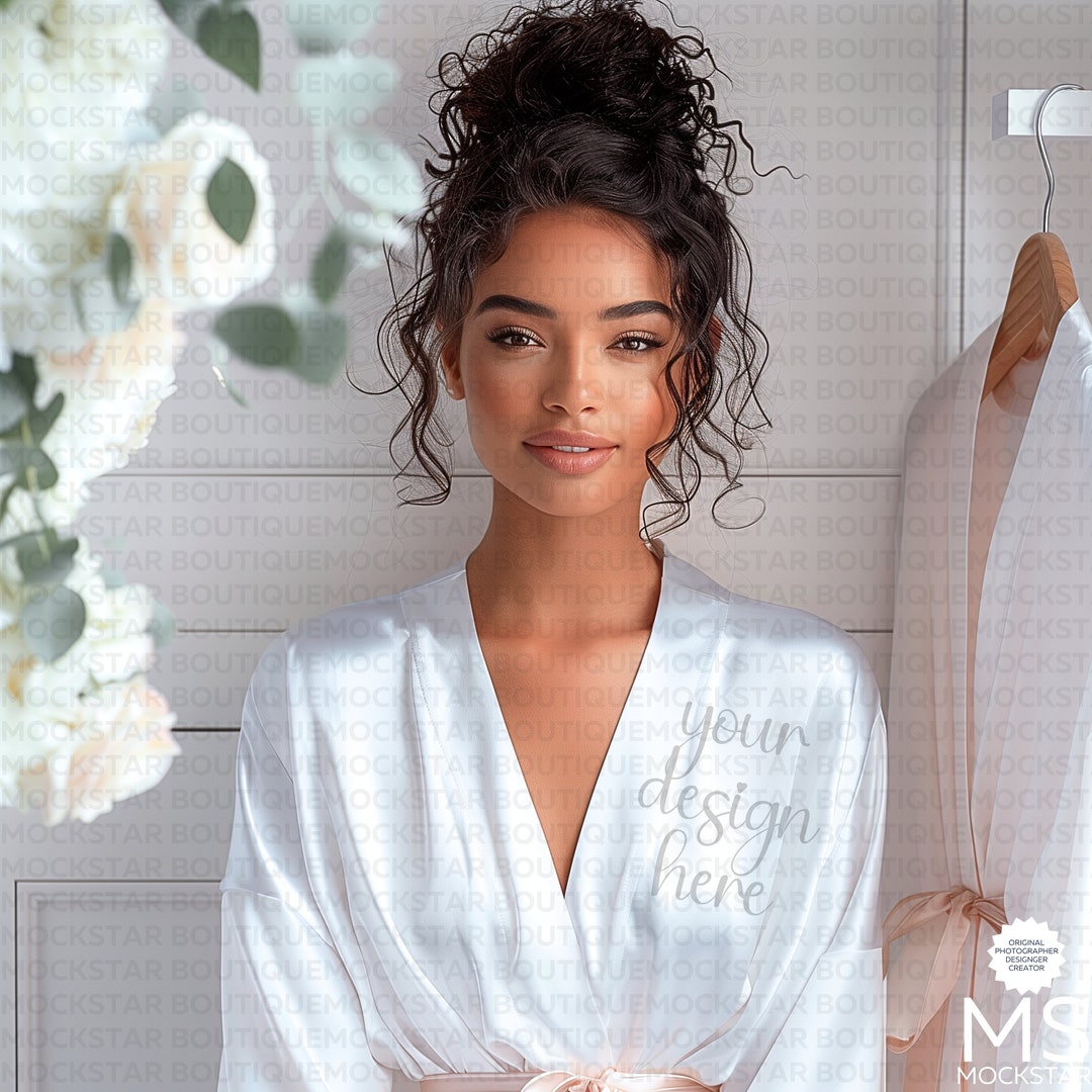 Robe Mockup Satin Robe Mockup Bundle Minimalist Mockup Wedding Mockup ...