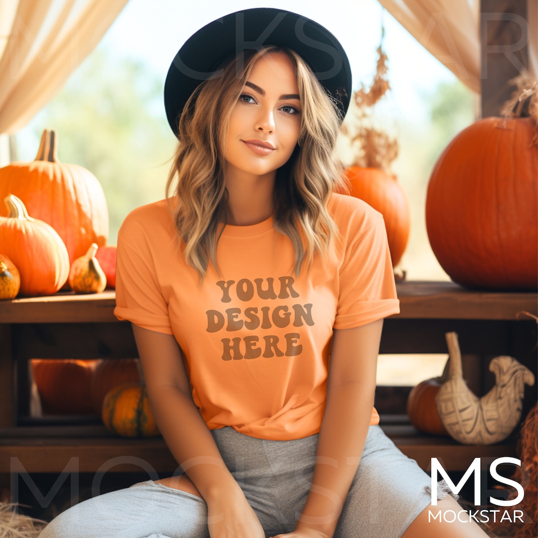 YAM Comfort Color C1717 Yam Mockup Oversized Yam Outdoors Mockup Model ...