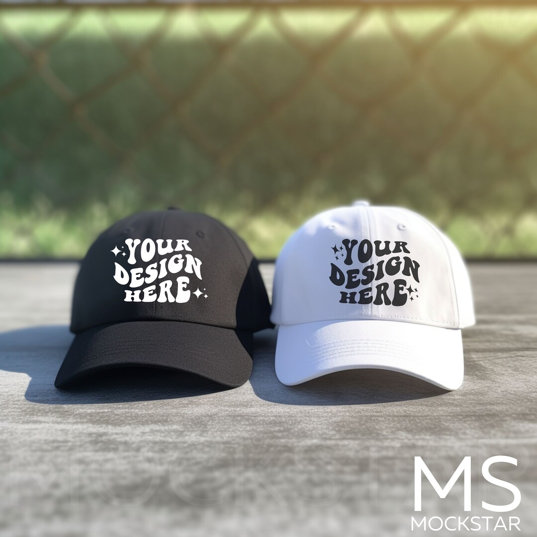 Baseball Hat Mockup White Baseball Cap Mockup Black Cap Mockup Baseball ...