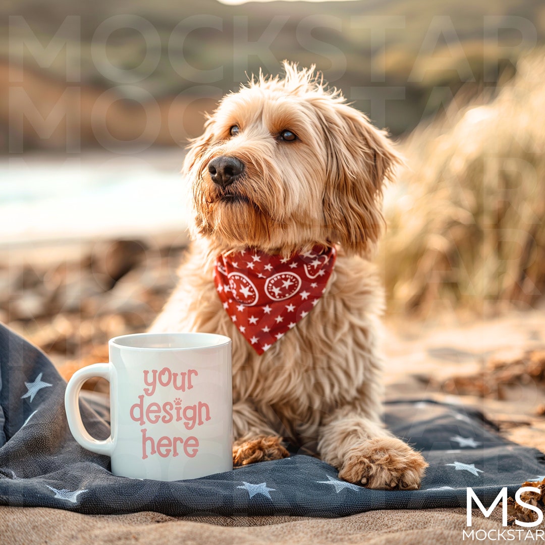 Dog Mug Mockup White Coffee Mug Mockup 4th of July White Blank Mug ...
