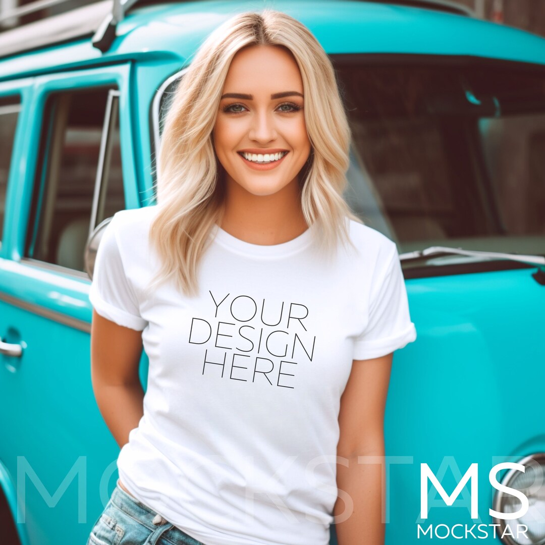 Gildan 64000 Mockup White Gildan 64000 Mockup Bundle Gildan 64000 Mock