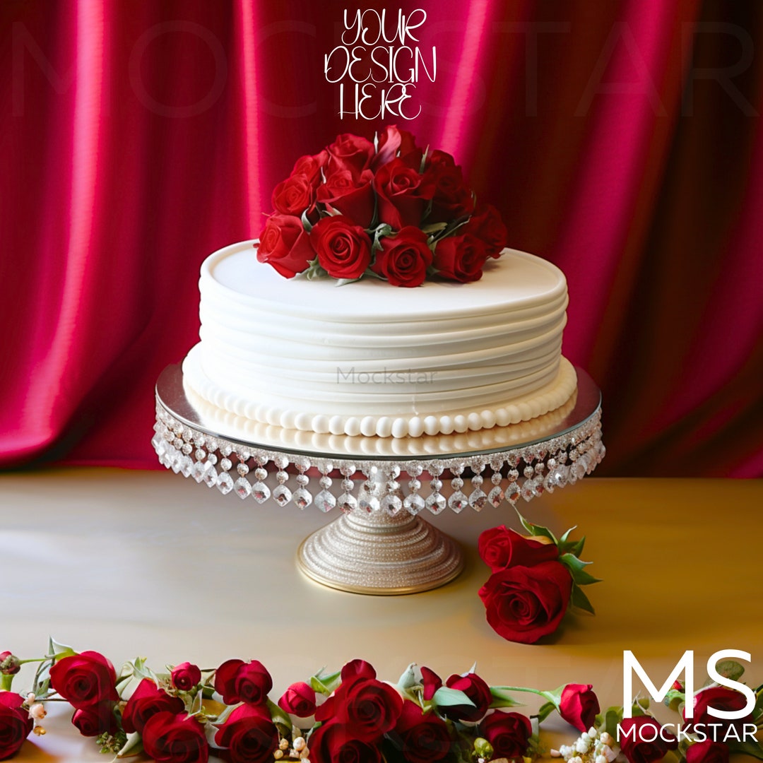 Cake Topper Mockup Wedding Cake Topper Mockup Fall Mockup White Cake ...