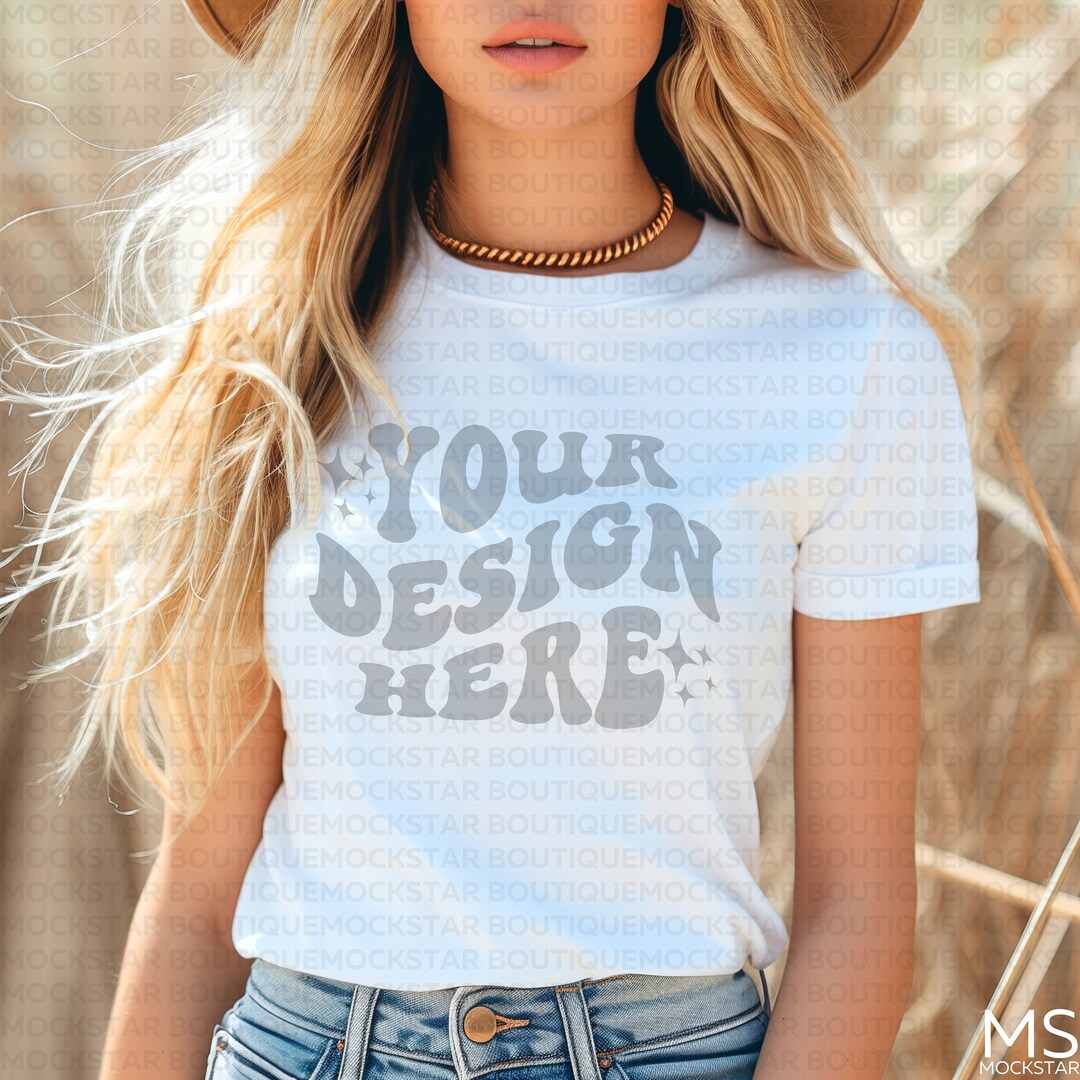 Tshirt Mockup 3001 White Shirt Mockup Bundle T-shirt Mock up Print on ...