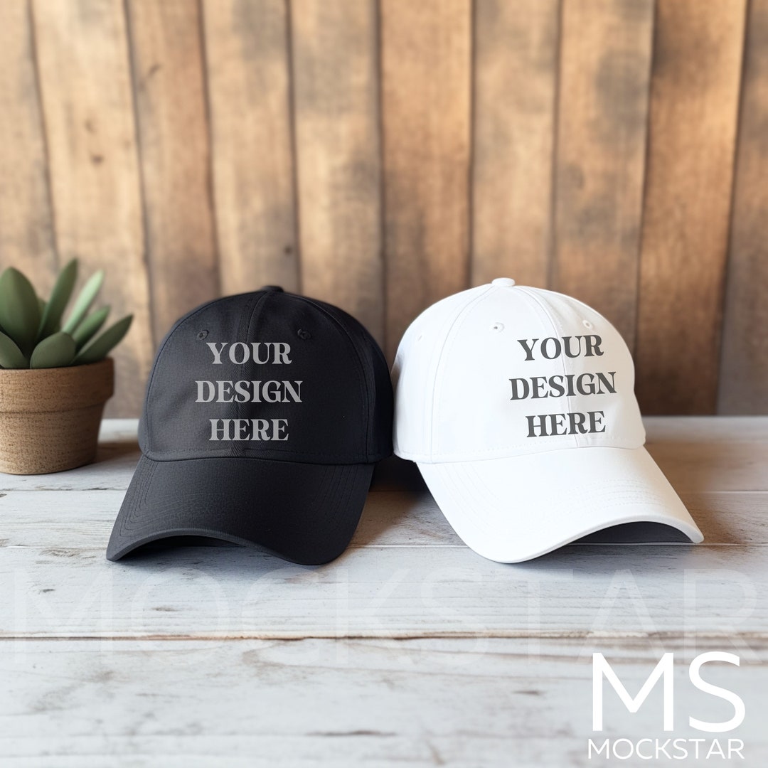 Hat Mockup Baseball Cap Mockup Black Cap Mockup White Cap Mockup ...