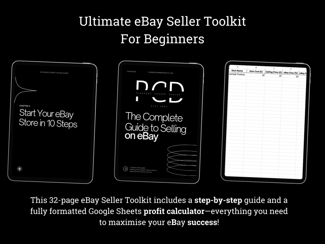 Ebay Seller Toolkit | Complete Ebay Business User Guide - Profit ...