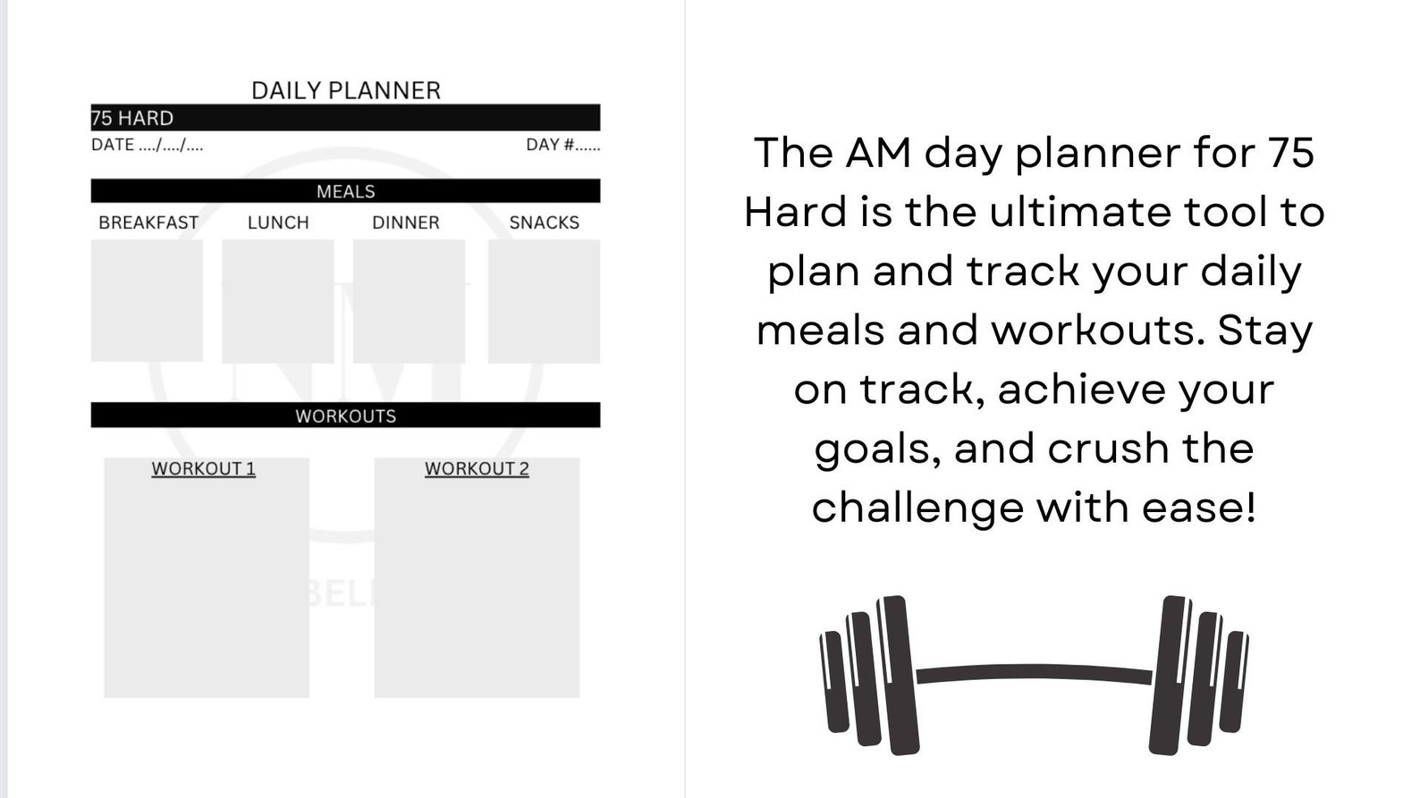 Ultimate 75-day Hard Challenge Mastery Kit: Comprehensive Printable ...