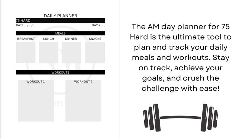 Ultimate 75-day Hard Challenge Mastery Kit: Comprehensive Printable ...