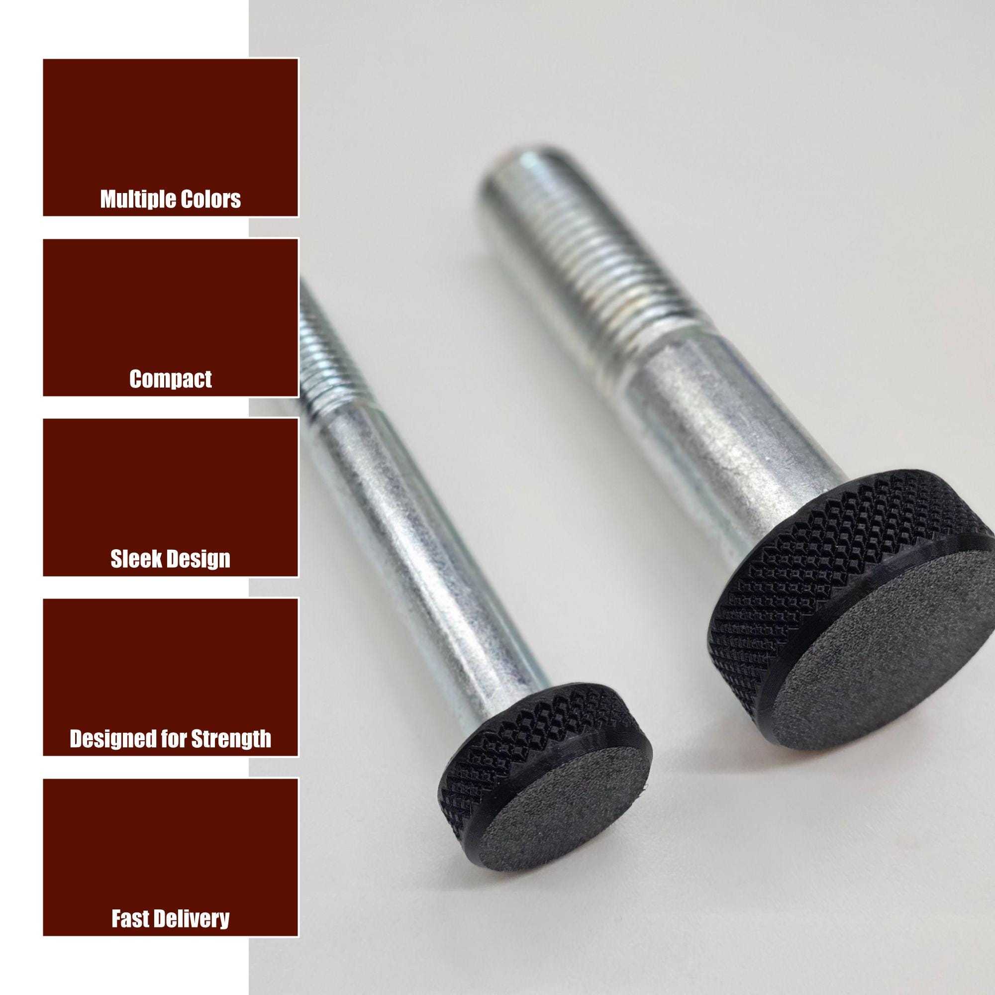 Knurled Rubber Bolt Head Caps: Gym Rack Accessories - Etsy