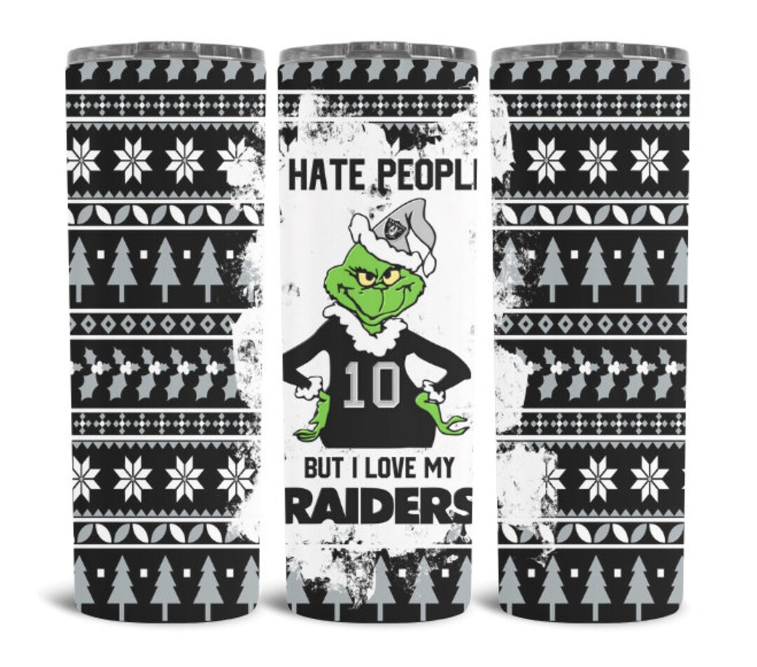Raiders Grinch Tumbler Skinny Tumbler Double Insulated 20oz - Etsy