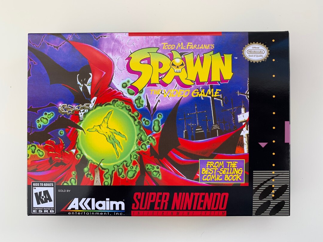 SNES Replacement Box & Tray Spawn Ntsc Usa NO GAME Included - Etsy
