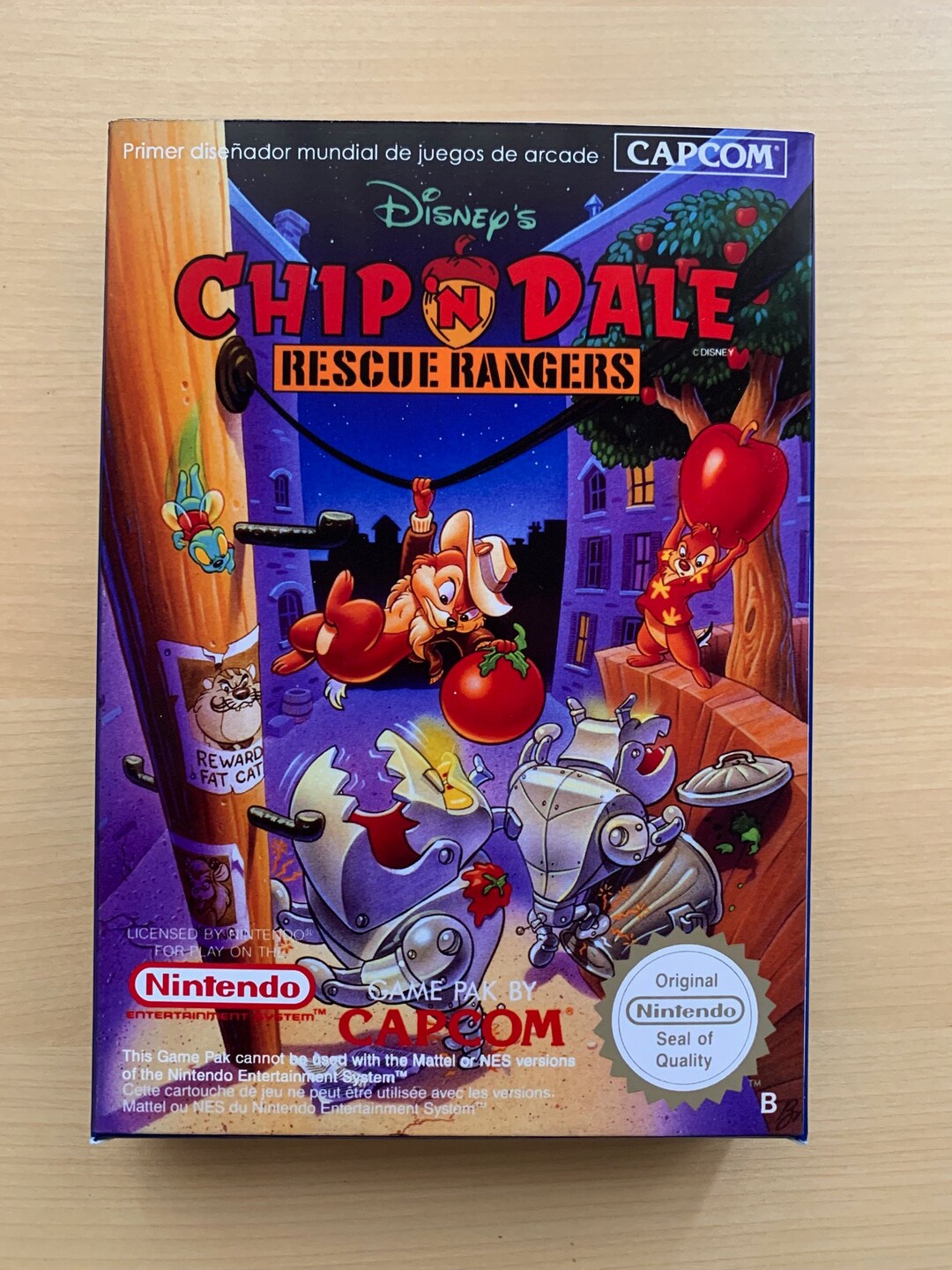 NES Replacement Box Chip 'n Dale Rescue Rangers NO GAME Included - Etsy