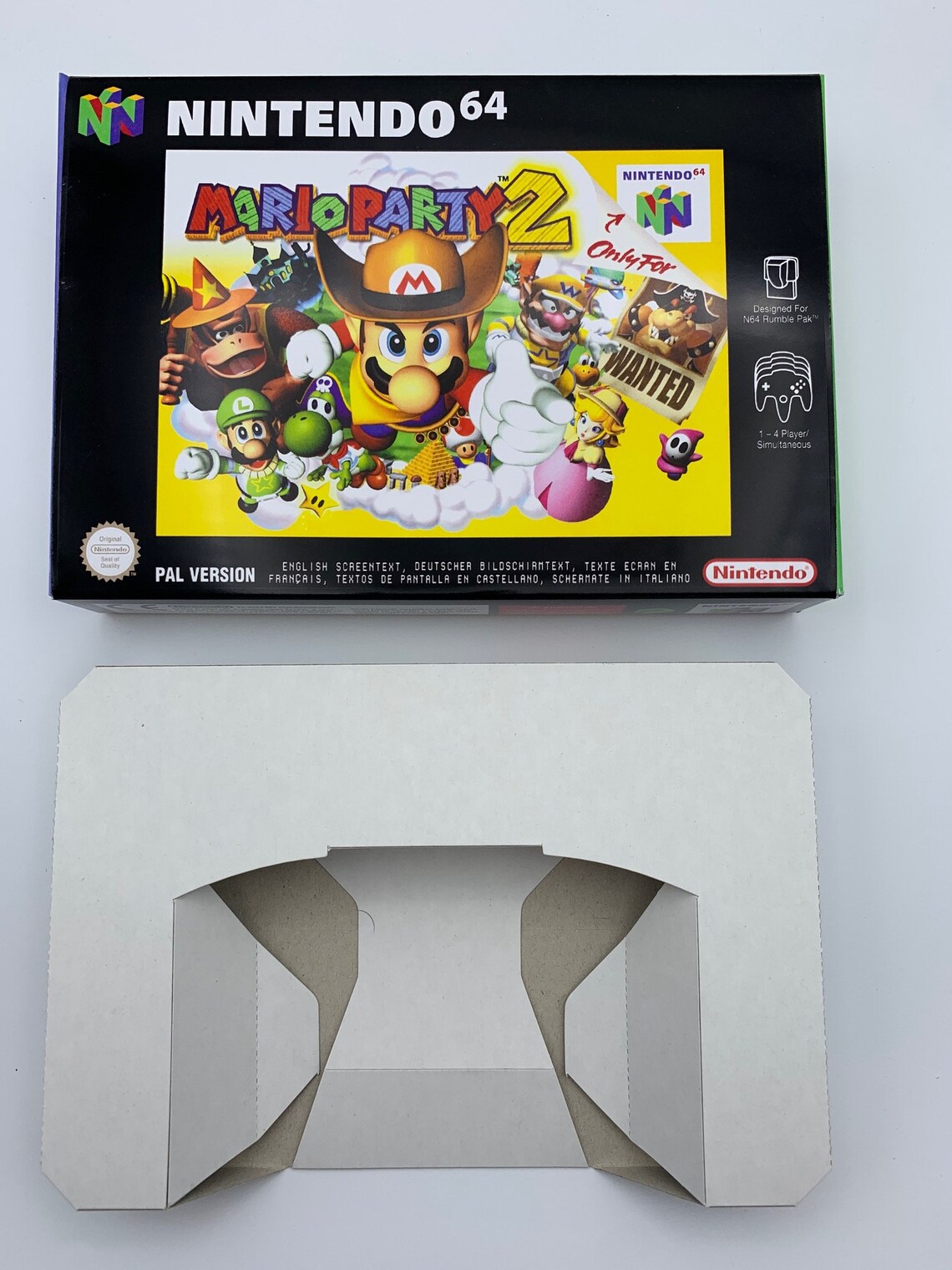 N64 Replacement Box & Tray Mario Party 2 NO GAME Included - Etsy