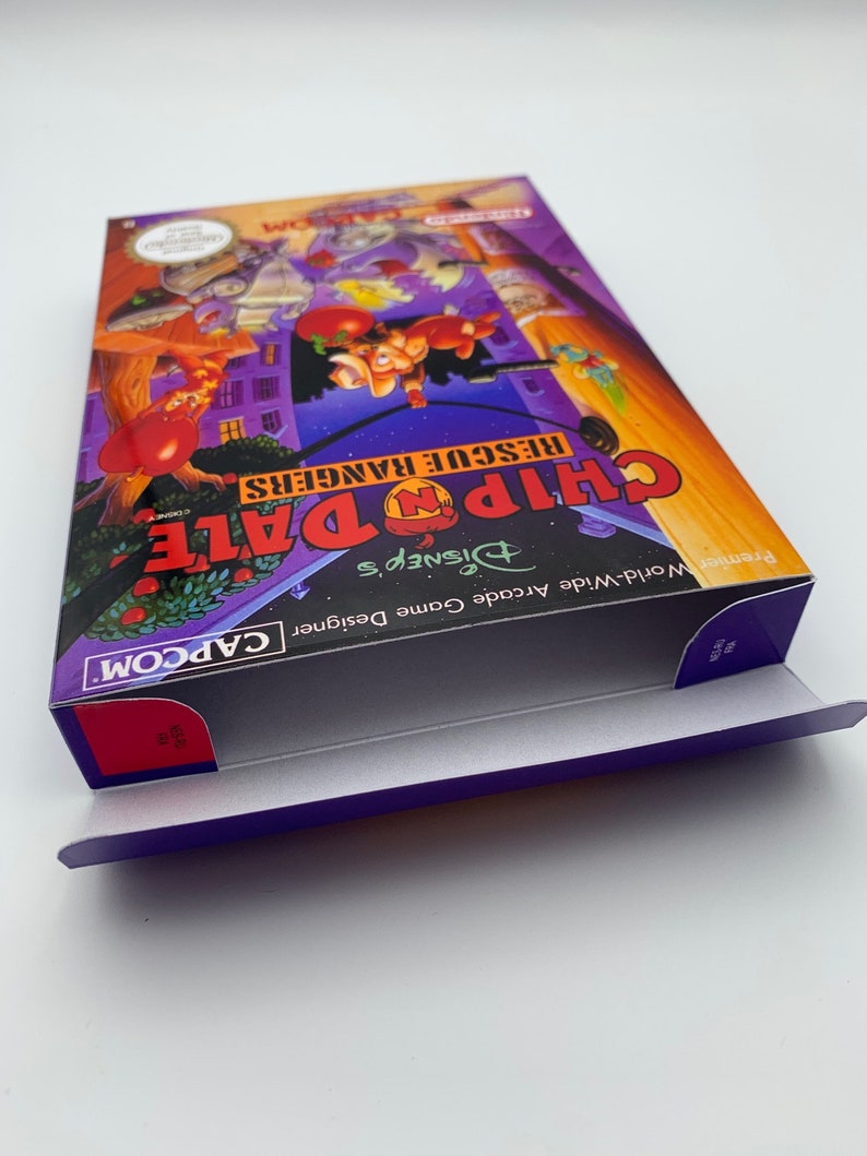 NES Replacement Box Chip 'n Dale Rescue Rangers NO GAME - Etsy